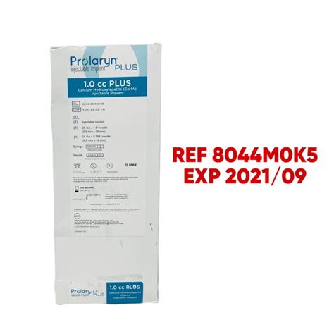 New Merz Ref 8044mok5 Prolaryn® Plus Injectable Implant Exp 202109