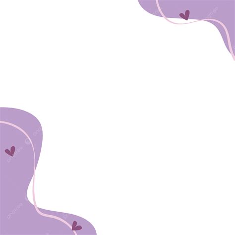Cute Purple Border Vector Purple Border Creative Border Purple Png