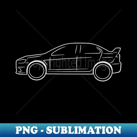 Mitsubishi Lancer Evolution Evo 8 Artistic Sublimation Dig Inspire Uplift