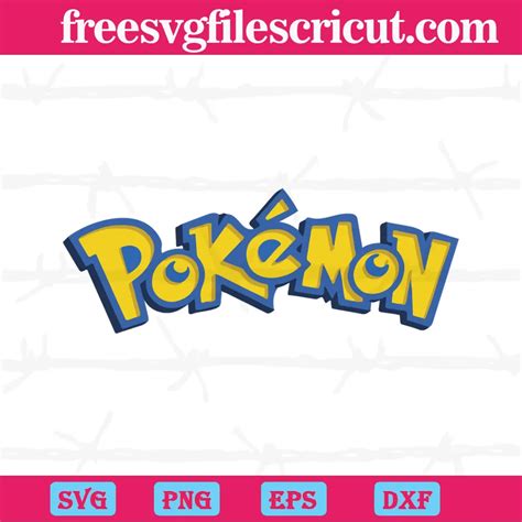 Pokemon Logo Svg Free Svg Files For Cricut
