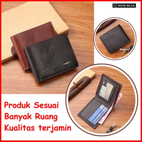 Jual Dompet Pria Kulit Lipat Cowok Kecil Ori Laki2 Banyak Slot Atm Ktp Bapak Terbaru Simpel