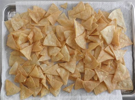 Food Pusher Tortilla Chips Fried At Home