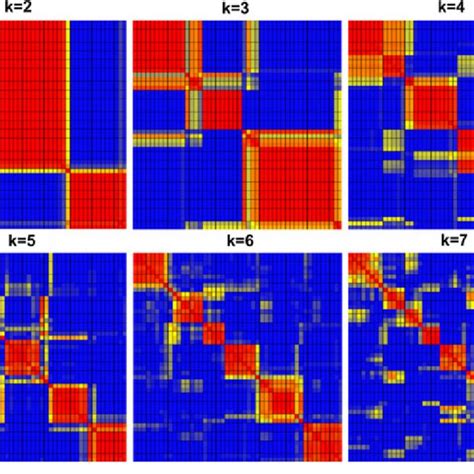 Reordered Consensus Averaging 50 Connectivity Matrices Computed At K