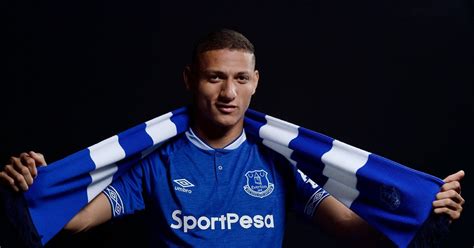 오피셜 에버턴 왓포드 Fw 히샬리송 영입5년 계약