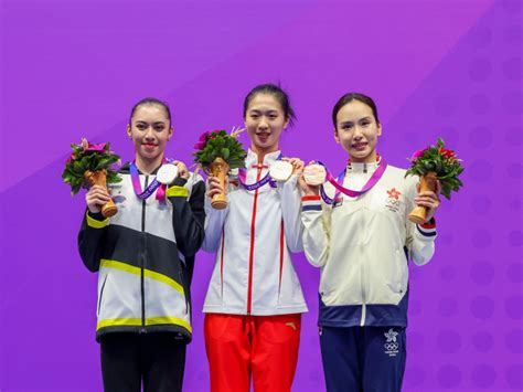 童心夺得杭州亚运会武术女子太极拳太极剑全能金牌