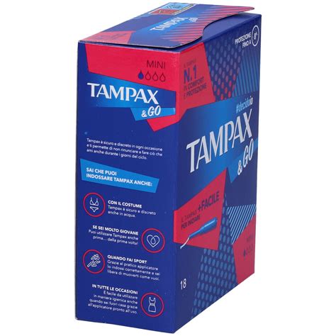Tampax And Go Tamponi Mini 18 Pz Redcare