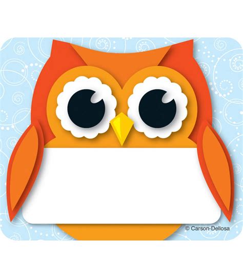 Free Fall Name Tags Printables