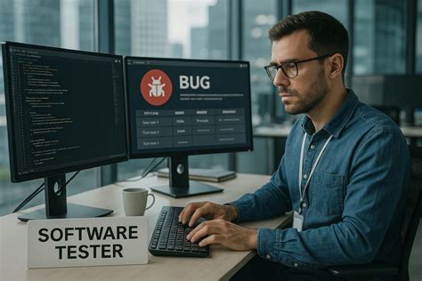 Focused Software Tester Debugging Code Premium Photo Rawpixel