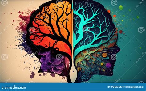 Serotonin And Dopamine Pathway Cartoon Vector