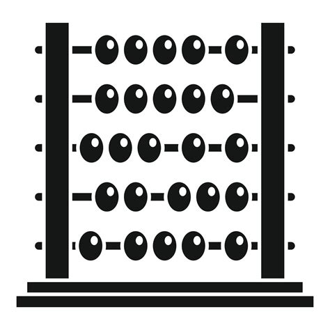 Ancient Abacus Icon Simple Vector Math Calculator 15107852 Vector Art
