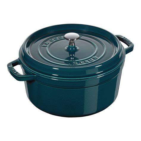 Cocotte Ronde En Fonte émaillée 26cm La Mer Blue • La Cocotte Originale