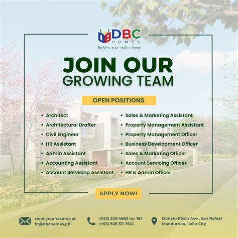Dbc Homes Careers Iloilo City