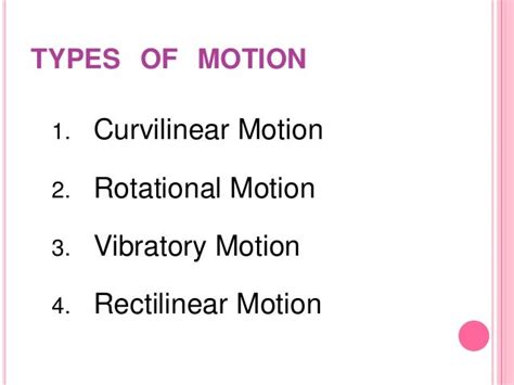 7 Rectilinear Motion