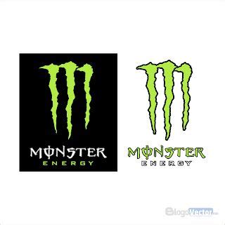 Monster Energy Logo Vector In Various Colors And Fonts
