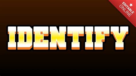 Identify Bees Text Effect Generator