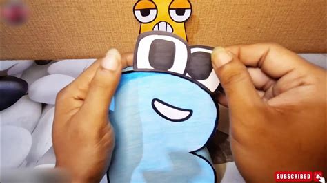 Papercraft French Alphabet Lore B Crazy Mix Lore Alphabet Lore