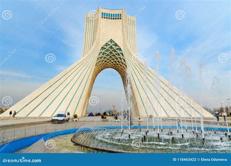 Azadi Tower In Tehran Iran Editorial Photography Image Of Landmark