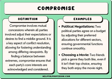 18 Compromise Examples 2026