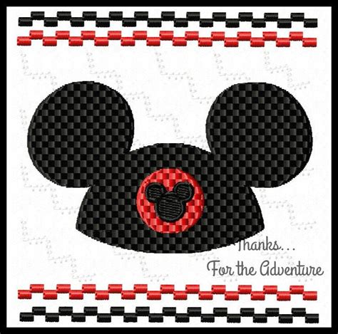 Hey Mickey Mouse Club Hat And Hands Faux Smocking Digital