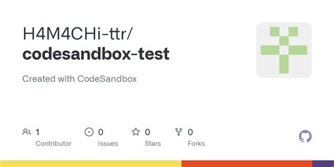 github h4m4chi ttr codesandbox test created with codesandbox