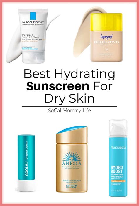The Best Hydrating Sunscreens For Dry Skin That Actually Feel Like