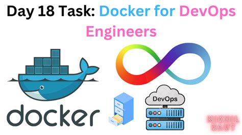 Nikhil Raut On Linkedin Day 18 Task Docker For Devops Engineers