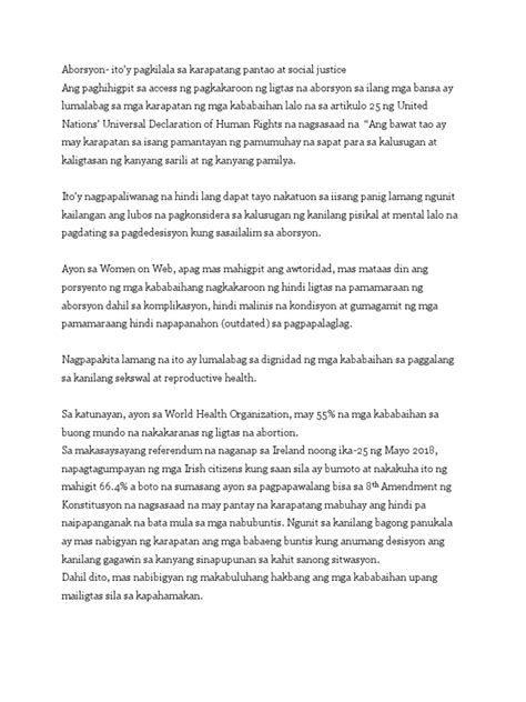 Aborsyon Pdf