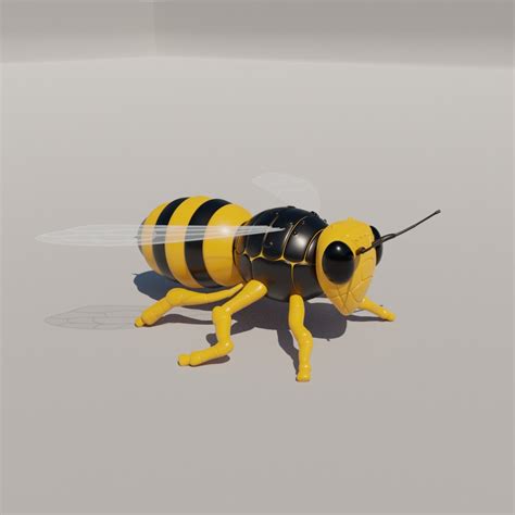 Bee Model Turbosquid 1846022