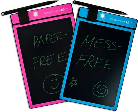 Boogie Board Basics Reusable Writing Pad 2 Pack Digital Drawing Tablet Lcd