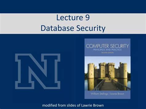 Ppt Lecture 9 Database Security Powerpoint Presentation Free