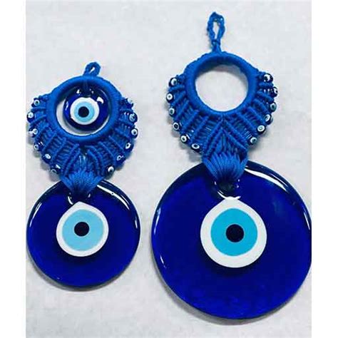 Peacock Hanging Evil Eye Alba Naturals