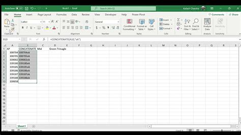 What Is Small Green Triangle In Excel Cell