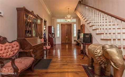 The Alice C Plantation 1847 Greek Revival House In Franklin Louisiana
