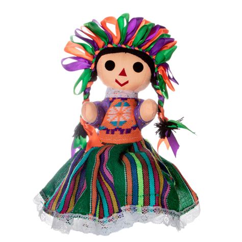 María Traditional Mexican Lelé Doll Lolo Mexican Mercadito