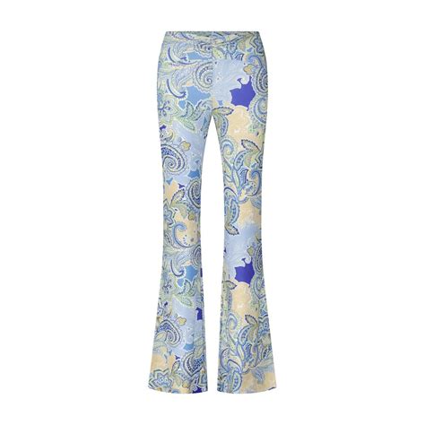 Hale Bob Hose Opal Mit Paisley Muster Hellblau