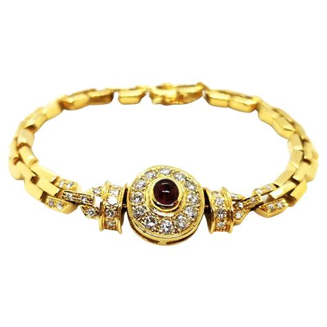 Bracelet Yellow Gold Ruby For Sale At 1stdibs