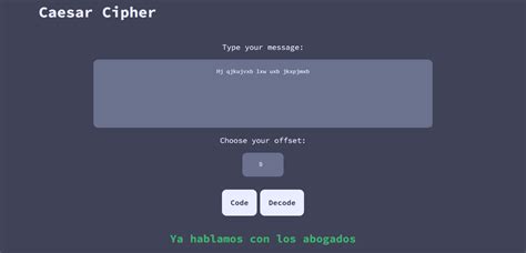 Github Thatmare Caesar Cipher First Project With Laboratoria Cohort Dev