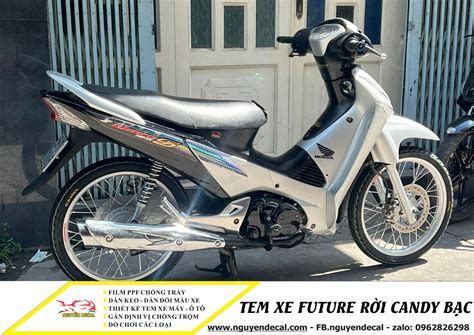 Tem Xe Future Rời Candy Bạc Nguyễn Decal Chuyên Dán Keo Xe Design