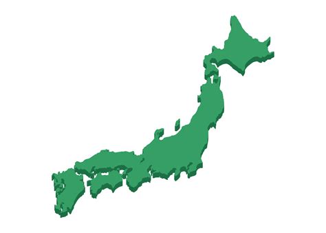 日本地図無料フリーイラスト｜日本語・都道府県名あり・デフォルメ 柄