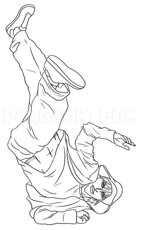 How To Draw A Hip Hop Dancer Step By Step