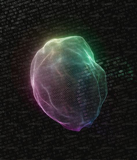 A Glowing Shape Over Binary Code Photo Technology Image On Unsplash