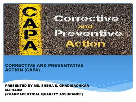 Corrective And Preventive Action Pptx