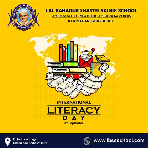 Lbss School International Literacy Day Is Celebrated To