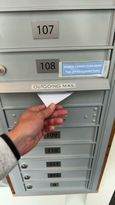 Outgoing Mail Slot Youtube