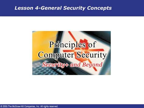 Ppt Lesson 4 General Security Concepts Powerpoint Presentation Free