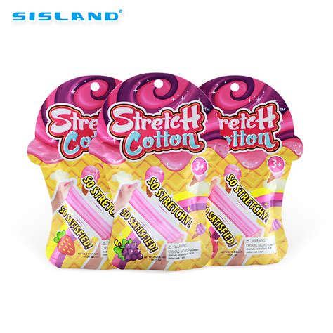 Sisland Cotton Slime Candy Cloud Slime Super Stretch No Toxic No Sticky Fruit Aroma Scented