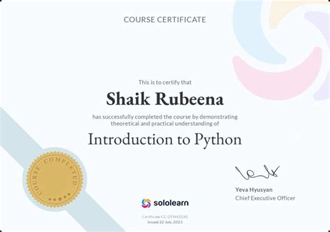 Python Sololearn Codingjourney Shaik Rubeena