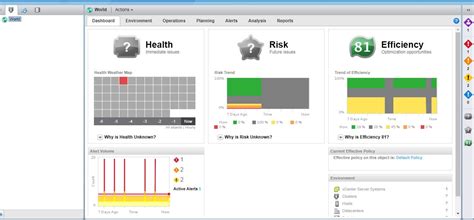 Vcenter Operations Manager Grayed Out With Question Mark Data Vmware Aria