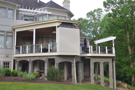 Kostaris Construction Teel Deckscreened In Porchbalcony With Trellis