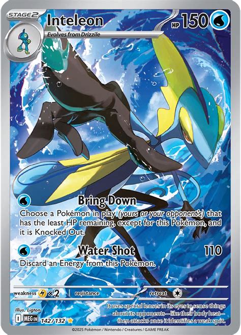 Pokémon Card Database Mega Evolution 142 Inteleon